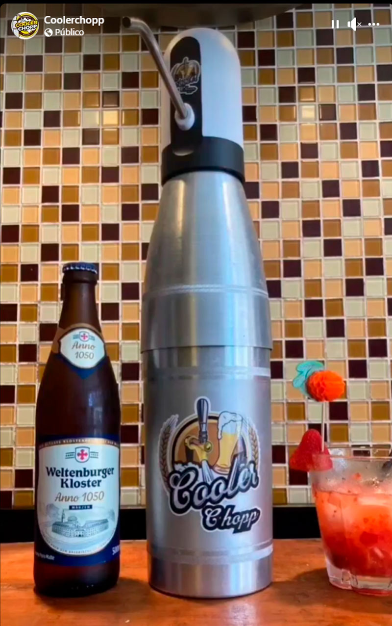 Cooler Chopp - Chopeira a bateria Potatíl